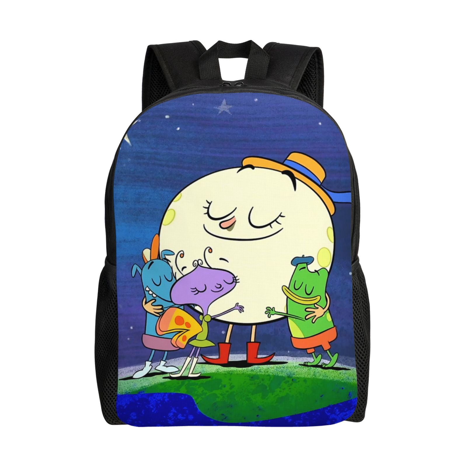 Let'S Go Luna Backpack, 3D Printed Cartoon Laptop Bag Bookbag ...