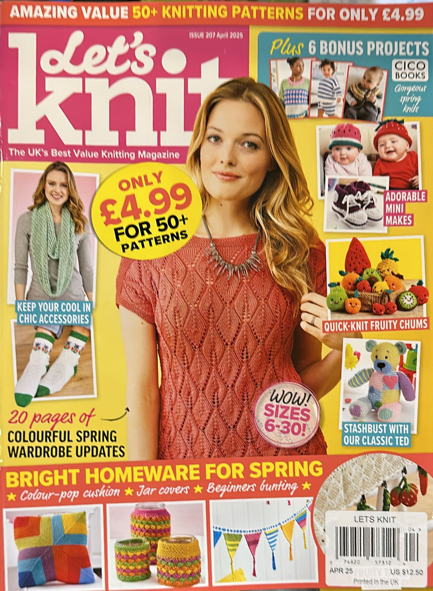 Let’S Knit Magazine April 2025 - Walmart.com