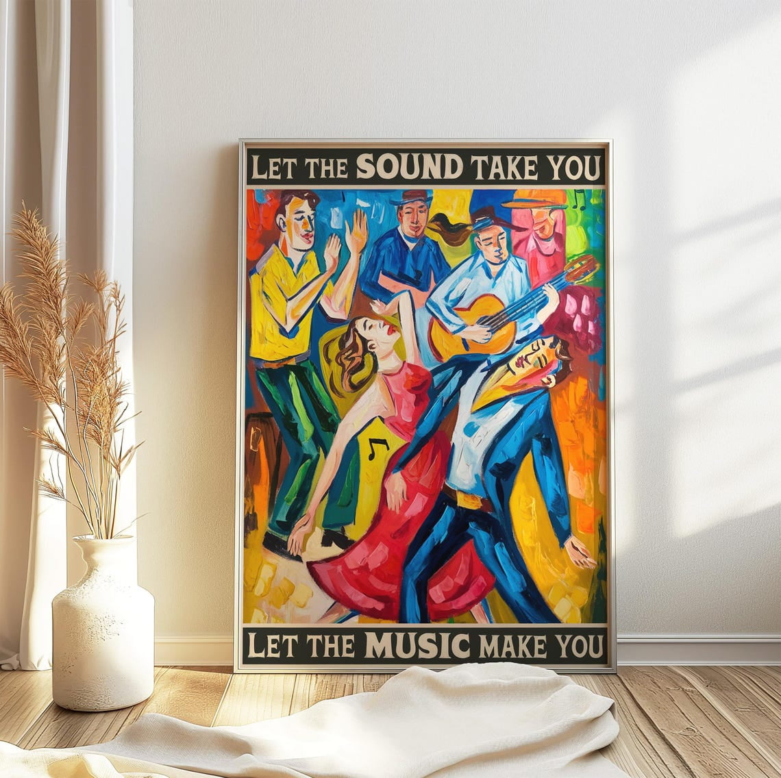 Let The Sound Take You, Vintage Music Print, Spiritual Print, Music ...