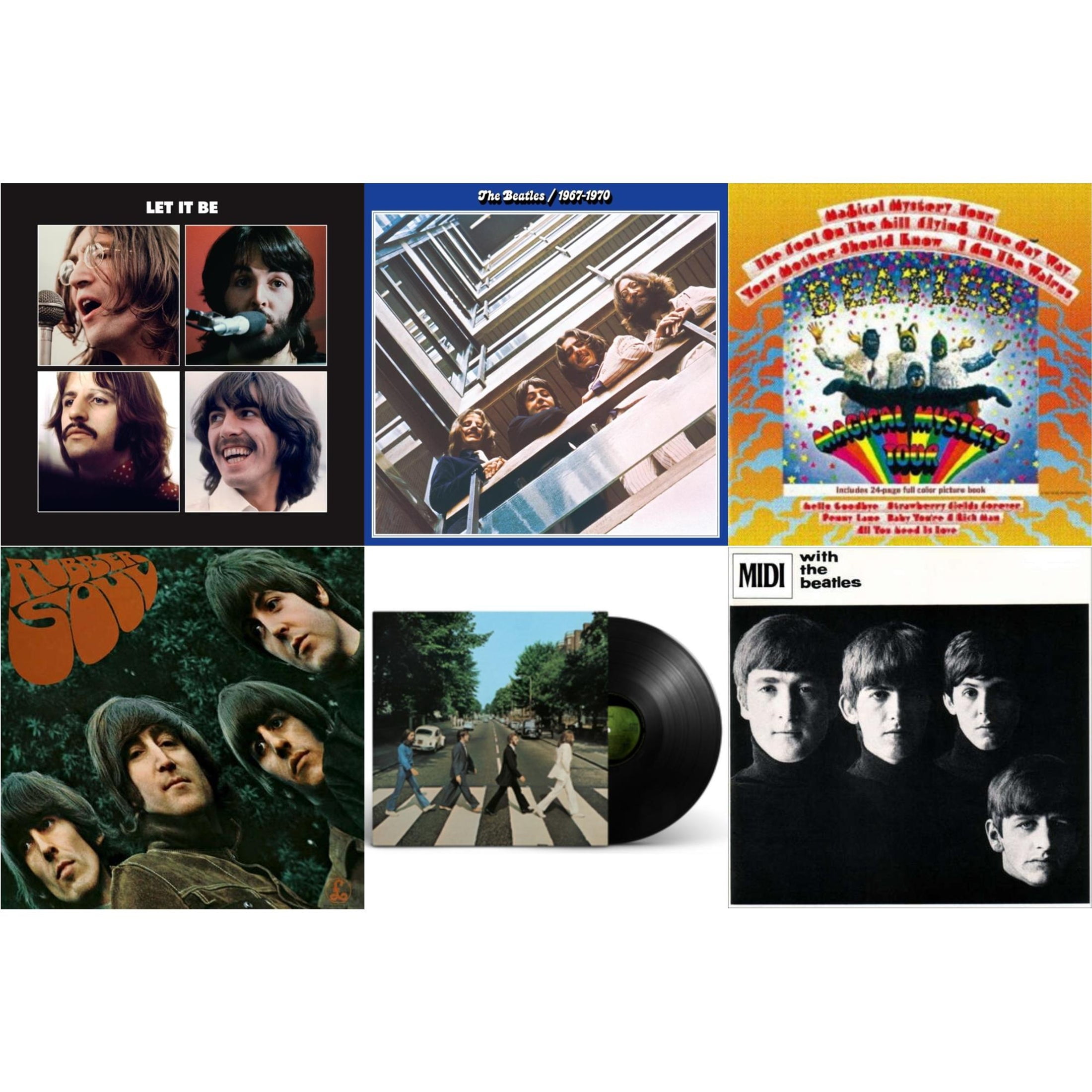 Let It Be Special Edition & Beatles 1967-1970 (2023 Edition) (Half-Speed) (3LP) & Magical ...