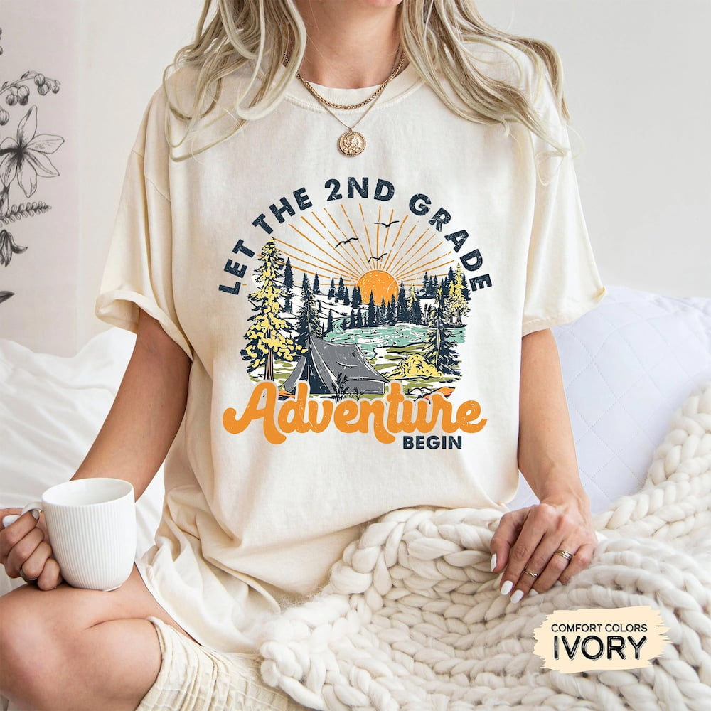 Let The 2nd Grade Adventure Begin Shirt, Back to School Shirt, Second ...