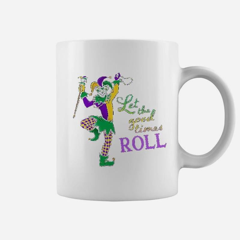 Let The Good Times Roll Mardi Gras Jester Coffee Mug - Walmart.com