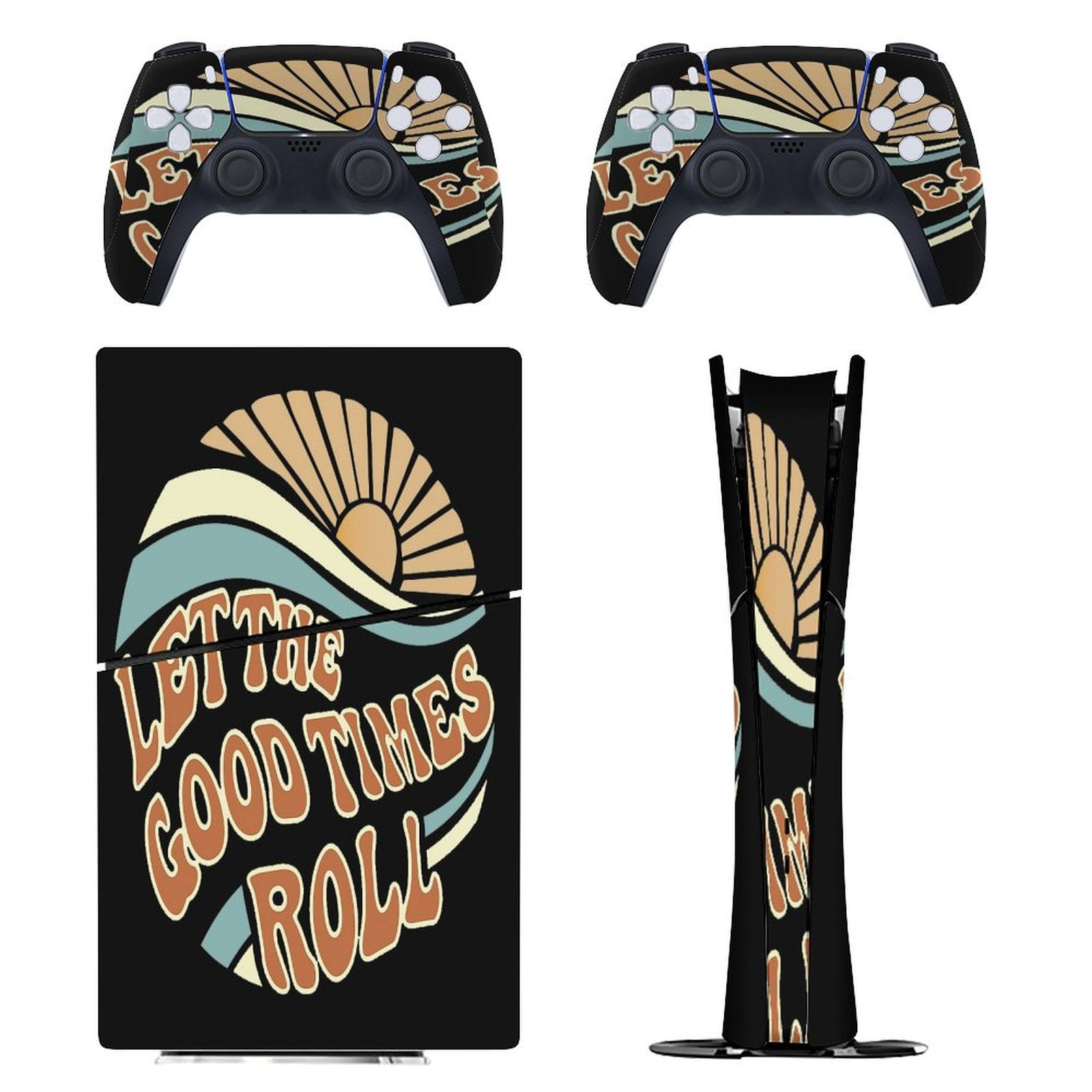 Let The Good Times Roll PS5/PS5 Pro/PS5 Slim Digital Disc Skin Sticker ...