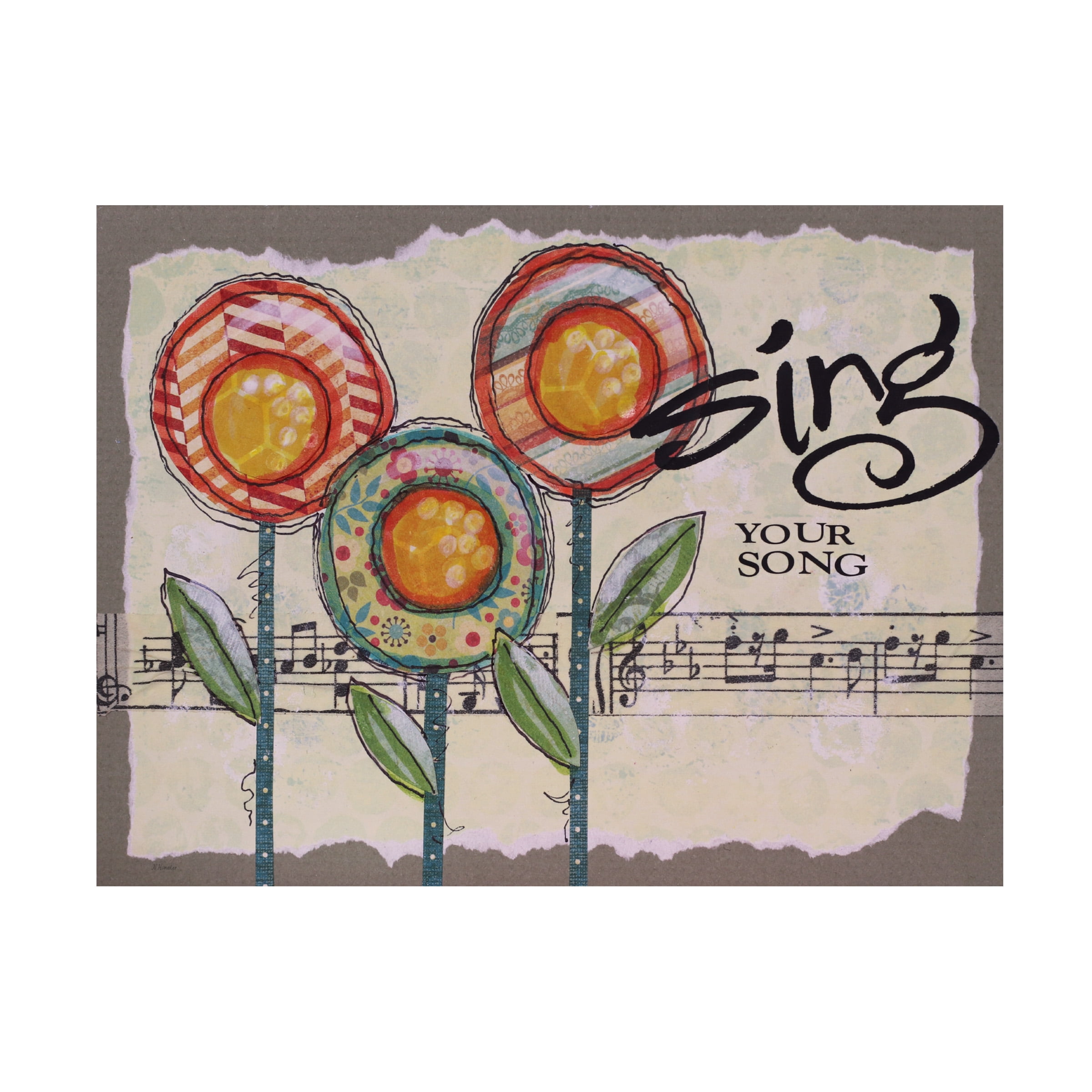 Let Your Art Soar 'Sing Your Song' Canvas Art - Walmart.com