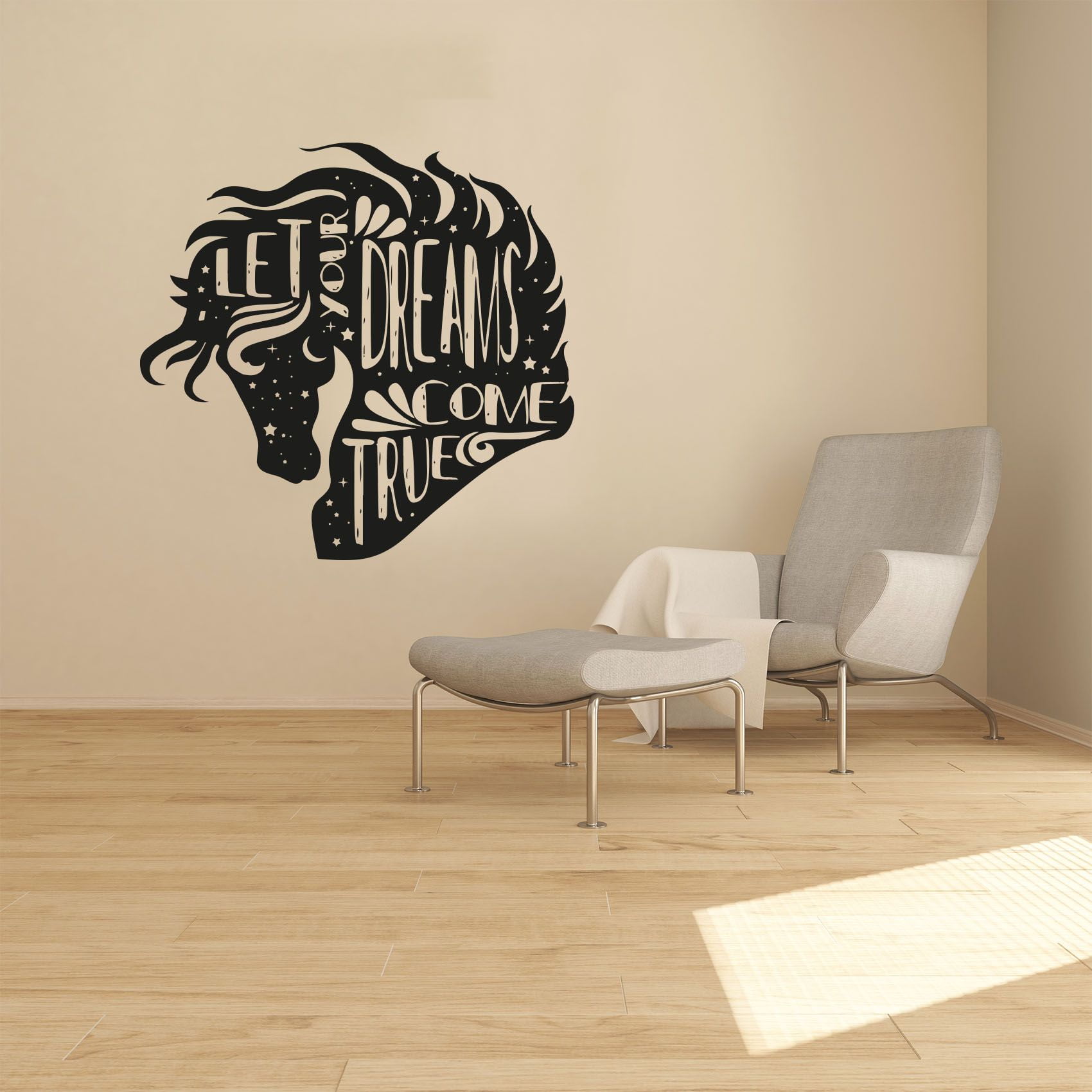 Let Your Dreams Come True - Horse Quote Beautiful Horse Silhouette Mare ...