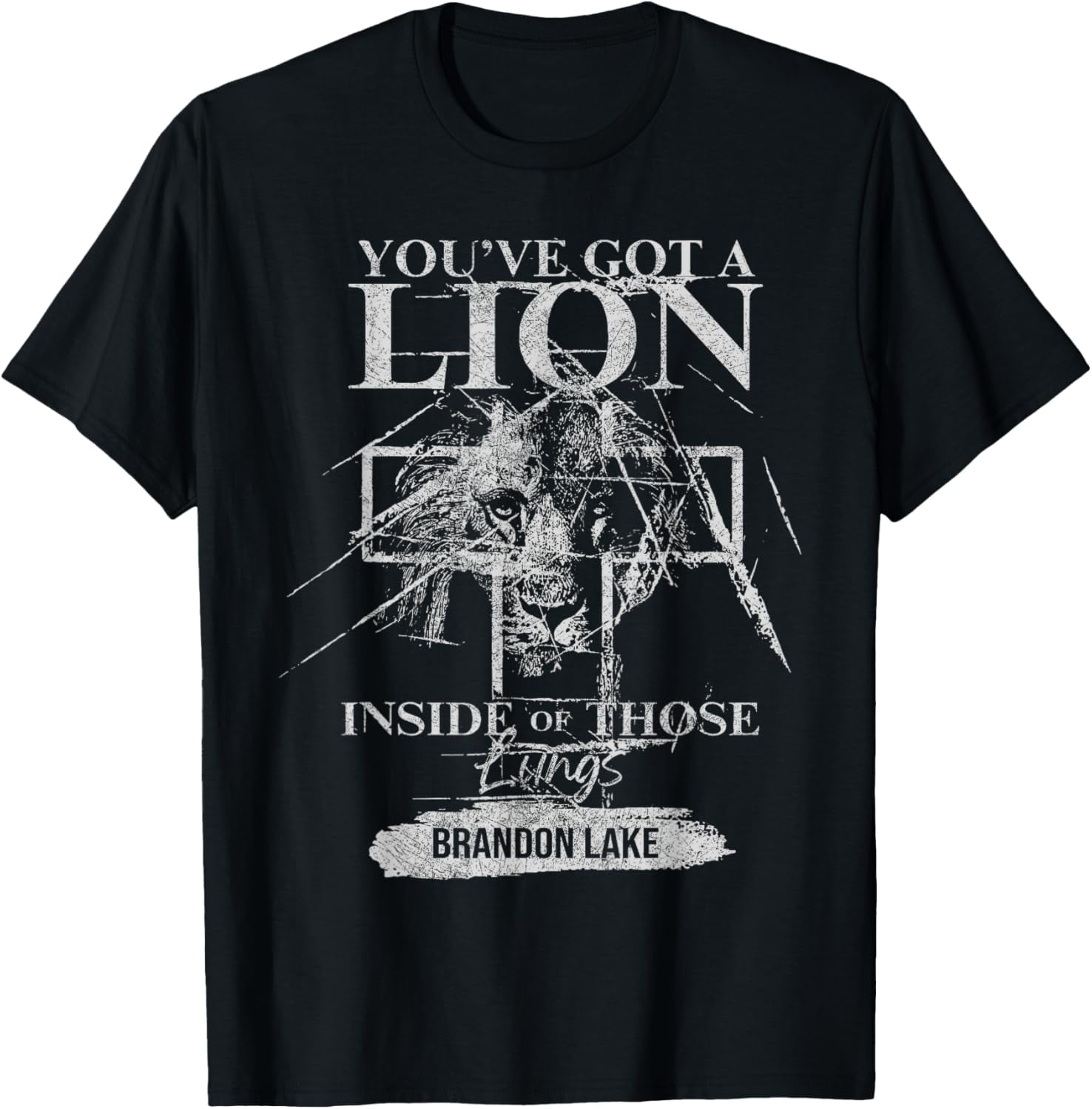 Let Your Lion Out Brandon Lake Merch Praise Christ T-Shirt Religious ...