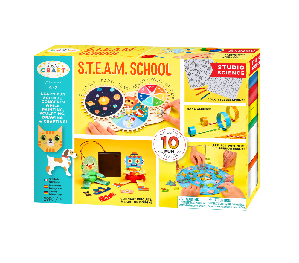 Let's Craft S.T.E.A.M. School Studio Science Set - Walmart.com