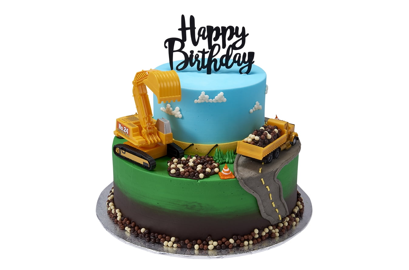 Let’s Dig In 2 Tier Cake - Walmart.com