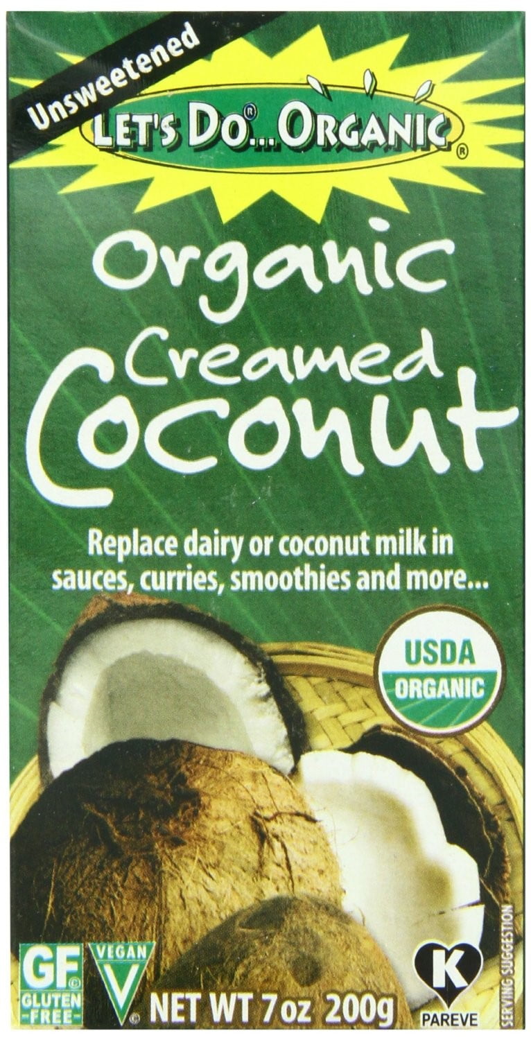 Let's Do Organic Creamed Coconut, 7 Ounce - Walmart.com