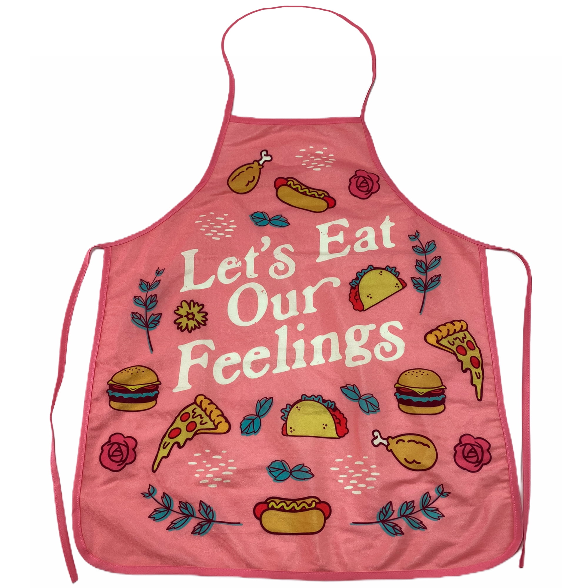 Let's Eat Our Feelings Apron Funny Comfort Food Novelty Kitchen Smock ...