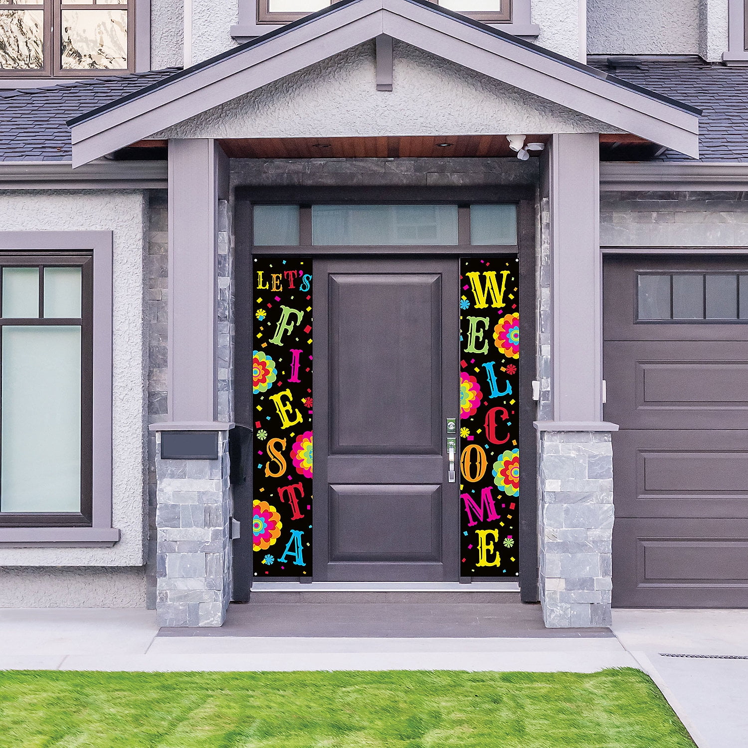 Let’s Fiesta Welcome Vertical Banner Set - 2 pieces - Walmart.com