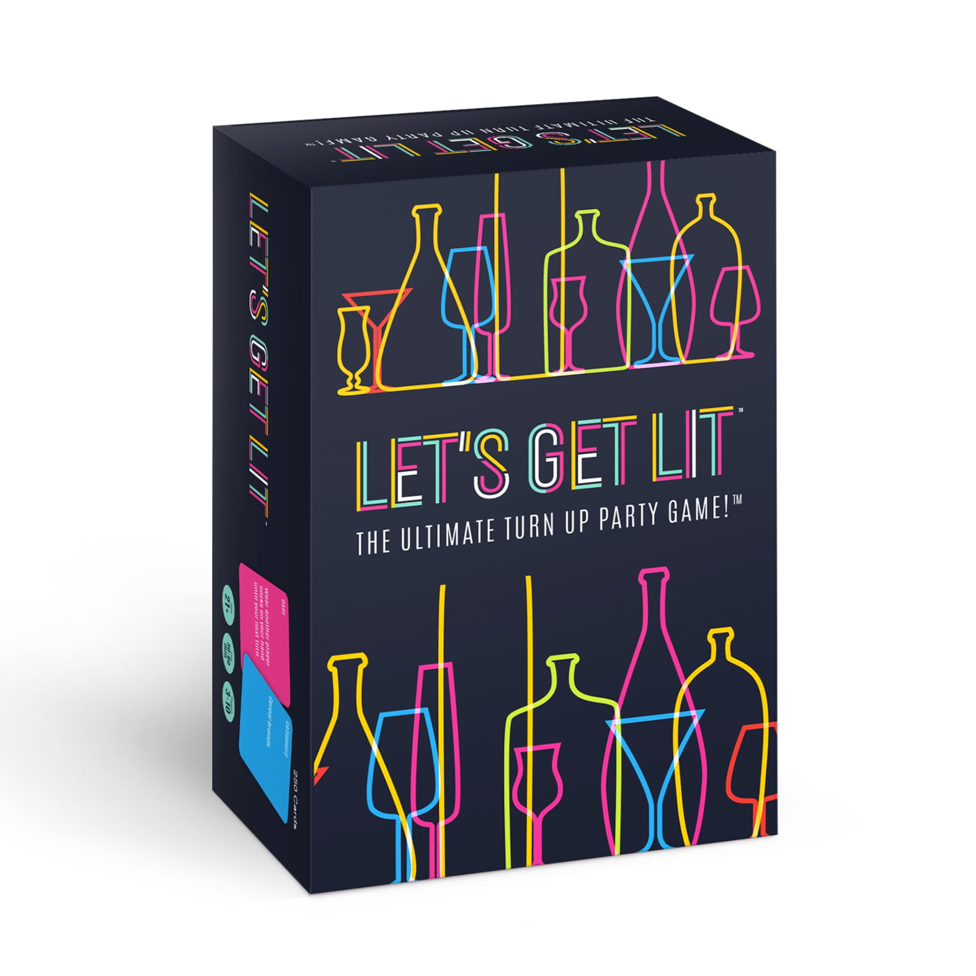 Let's Get Lit Party Game - Ultimate Fun for Millennials & Gen Z, 7 Mini ...