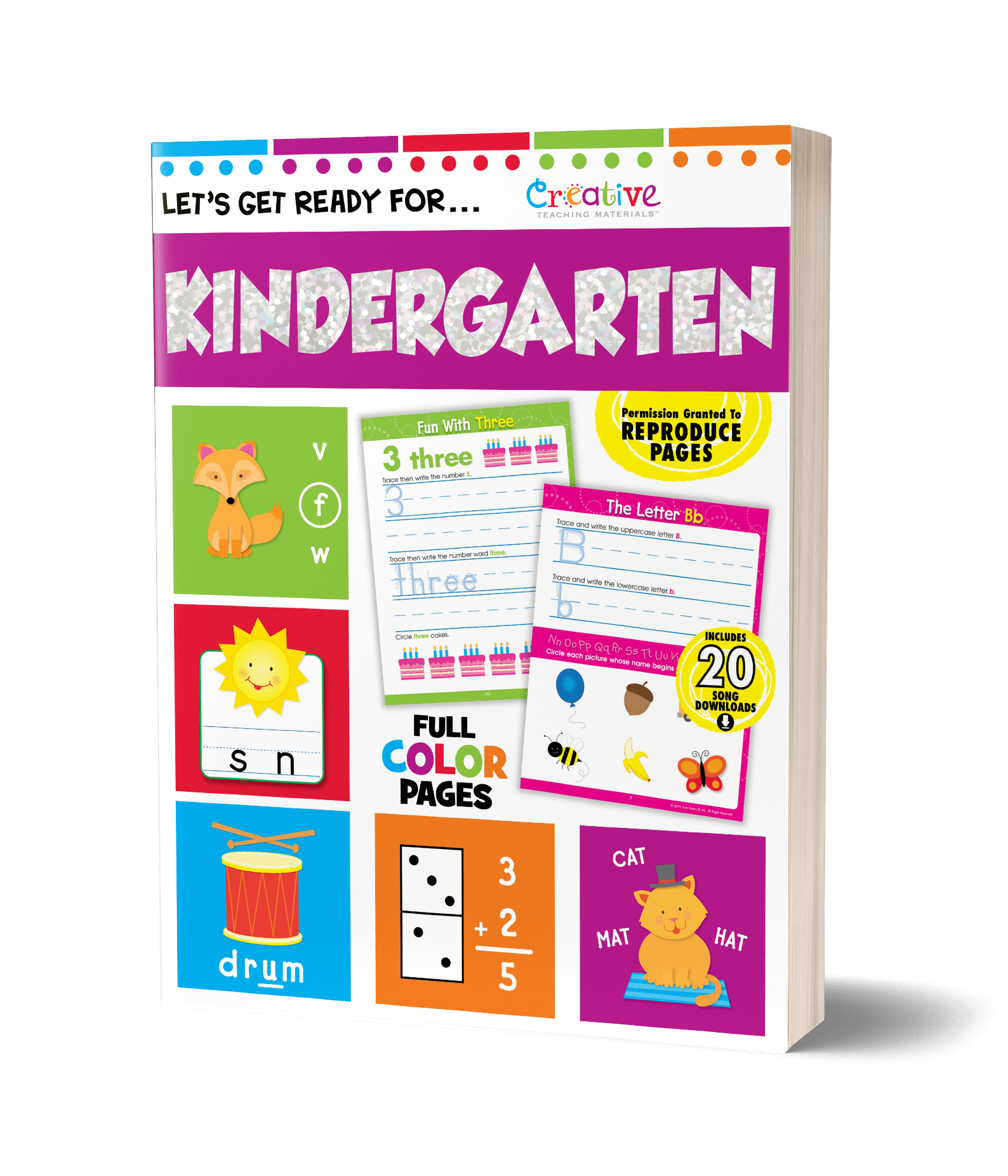 Let's Get Ready Gr Kindergarten Workbook, Education Workbooks - Walmart.com