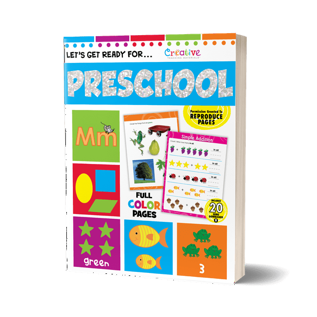 Let's Get Ready Gr PreK Workbook, Education Workbooks, 256 Pages ...