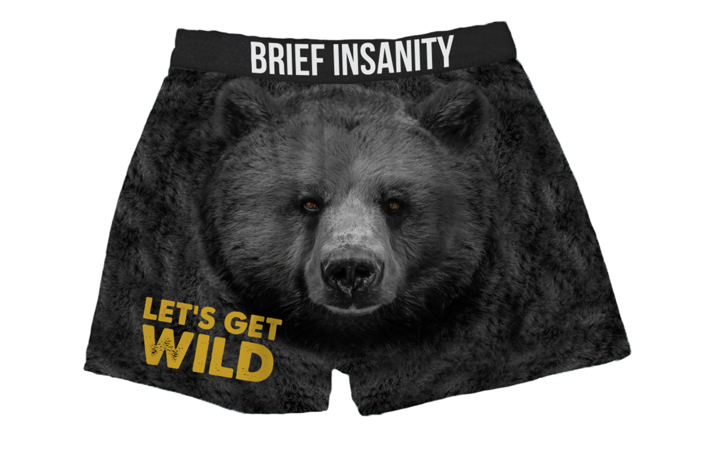 Let's Get Wild Bear Boxer Shorts - Walmart.com