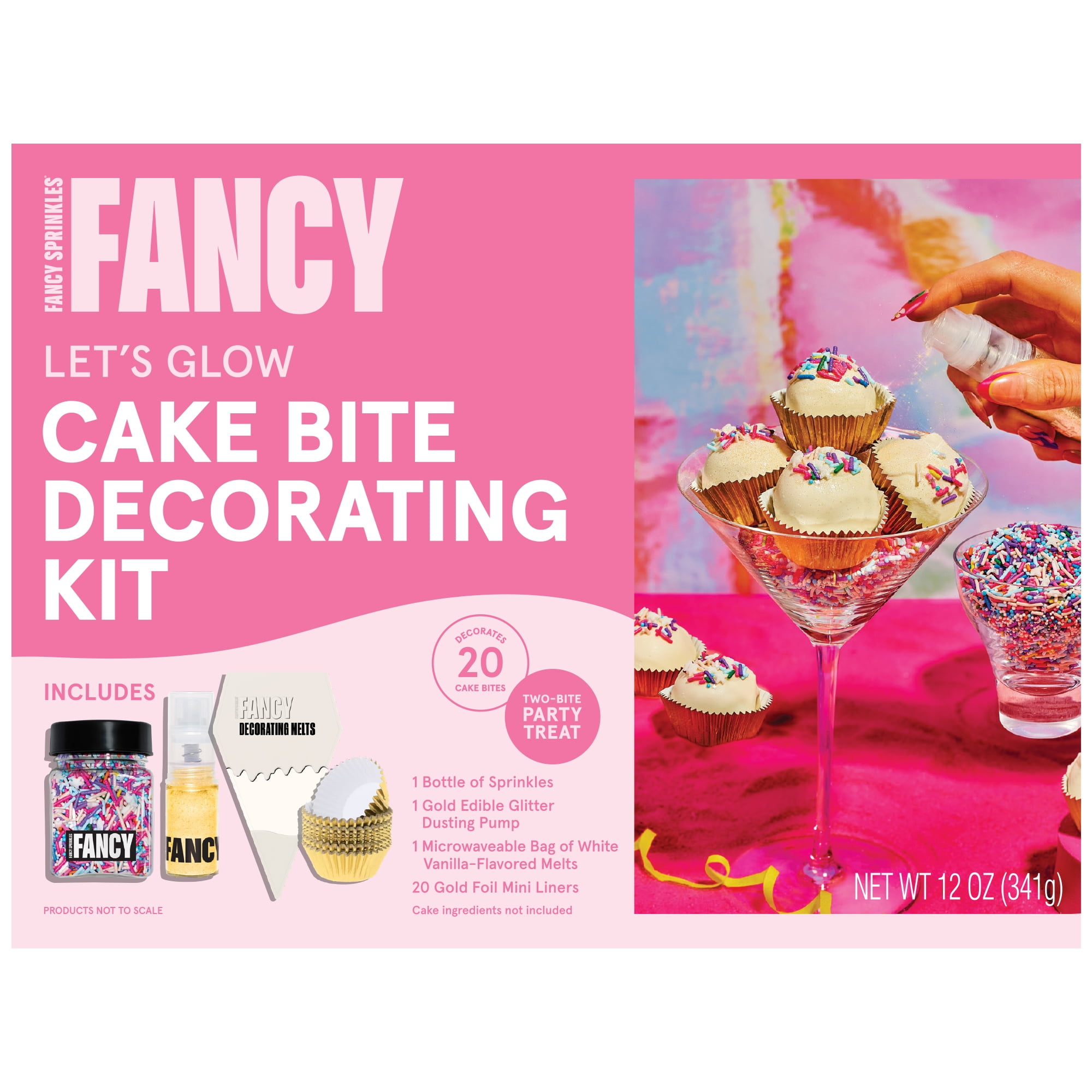Let’s Glow Cake Bite Decorating Kit - Walmart.com