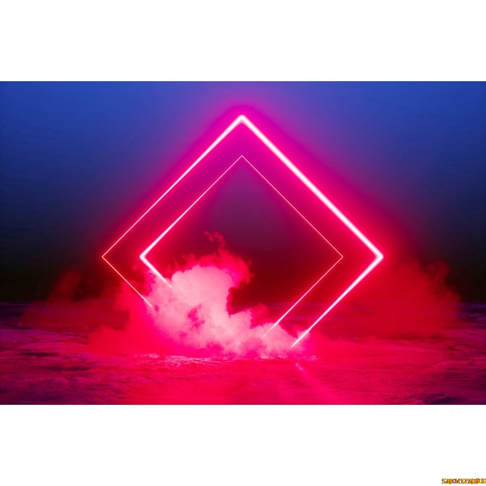 Let's Glow Party Neon Laser Lights Backdrop Stage Party Disco Dancing ...