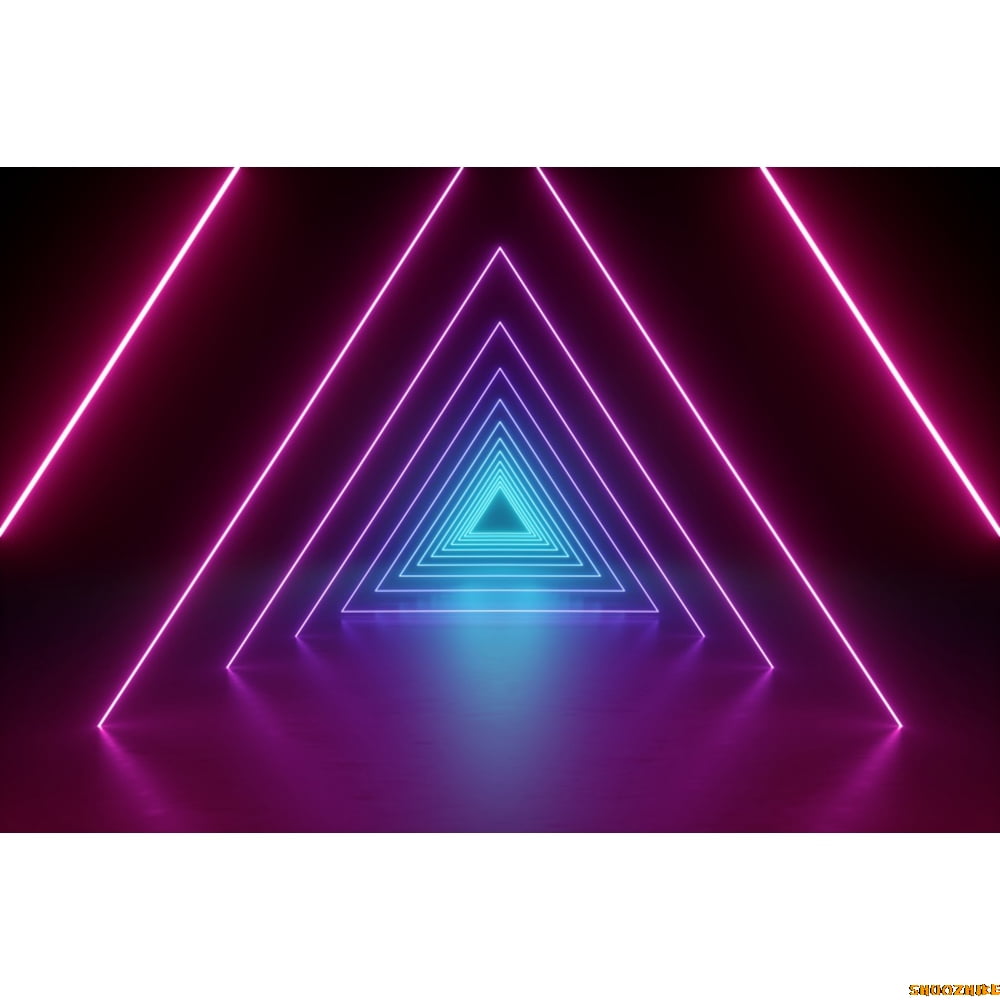 Let's Glow Party Neon Laser Lights Backdrop Stage Party Disco Dancing ...