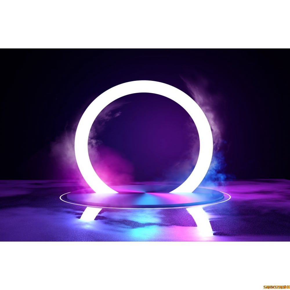 Let's Glow Party Neon Laser Lights Backdrop Stage Party Disco Dancing ...