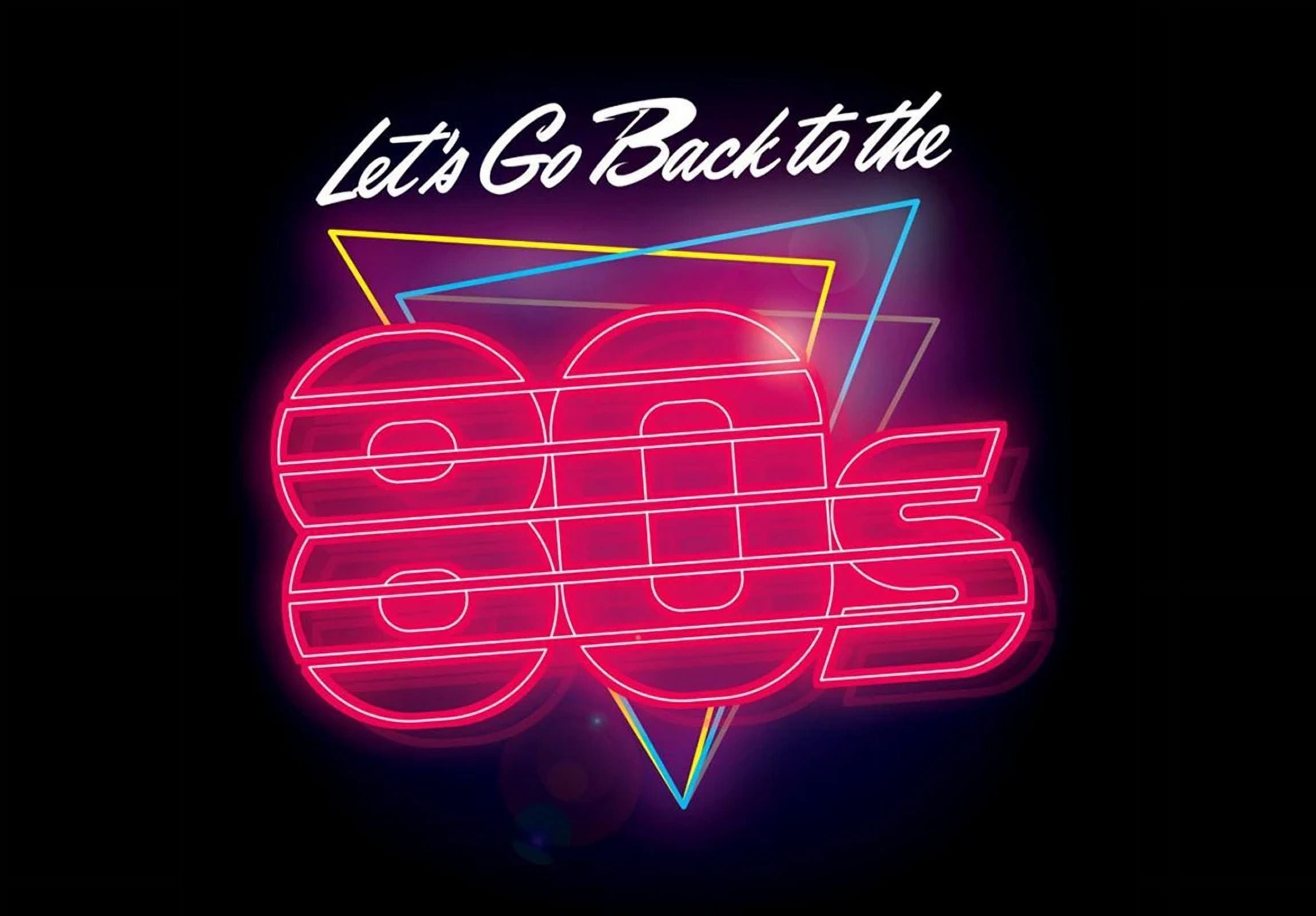 Let's Go Back To 80's Party Photography Backdrop Disco Music Glitter ...