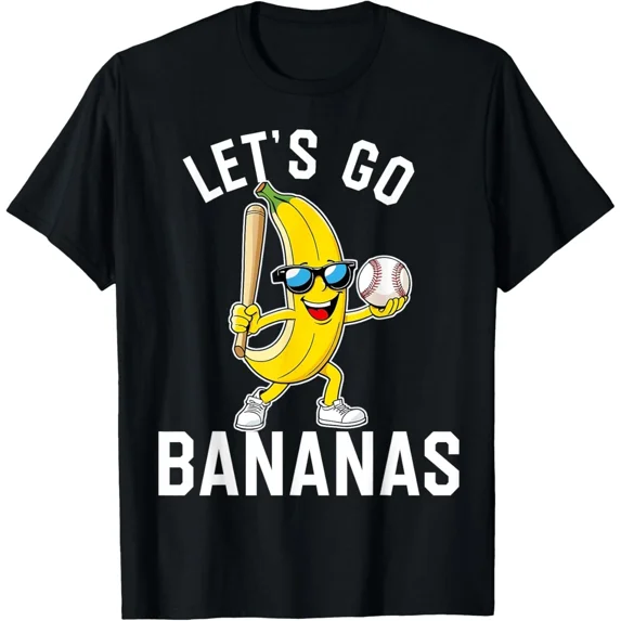 Let's Go Bananas Funny Banana Cute Design New H9946 Unisex T-Shirt, Up to 5XL Available ...