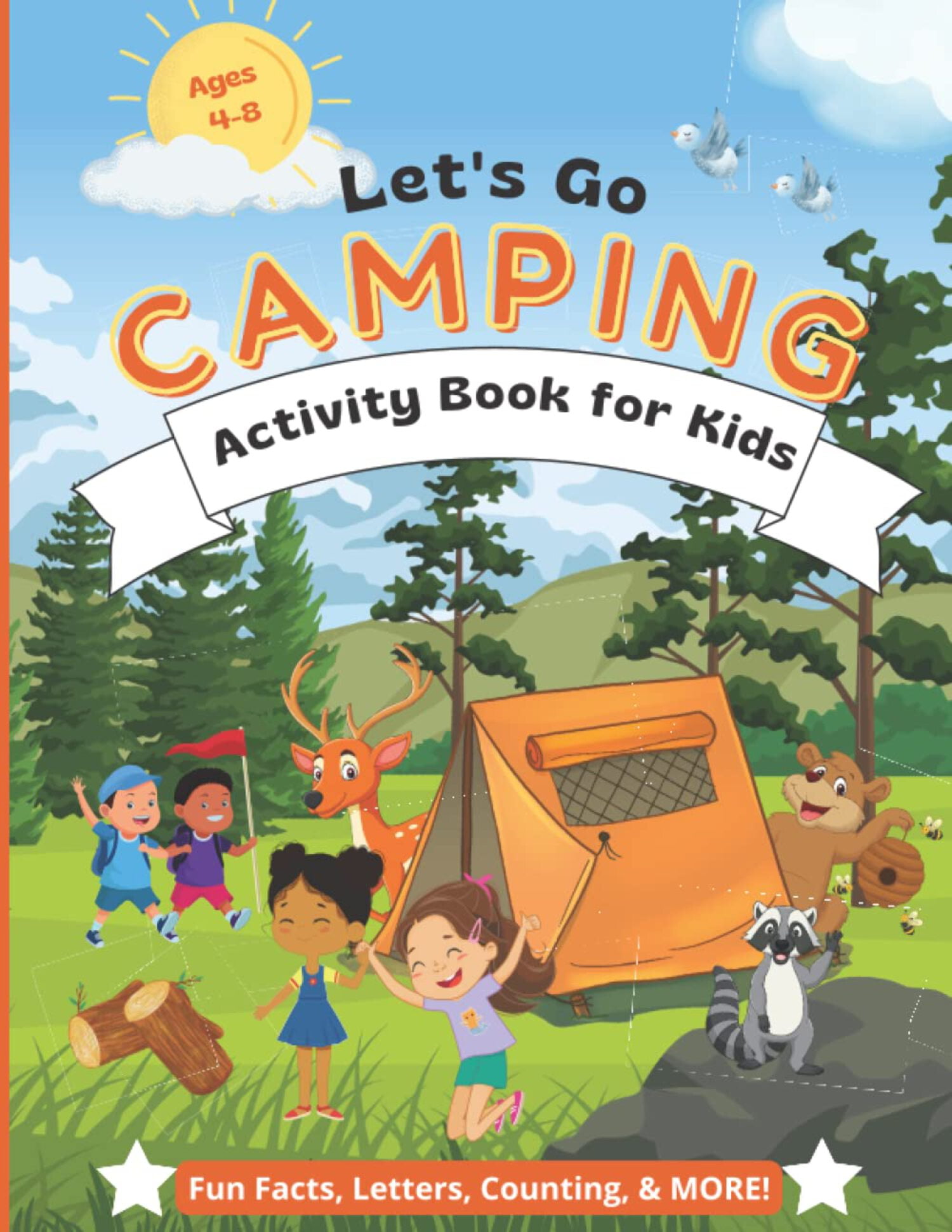 Let's Go Camping! Activity Book for Kids: 75 Fun Activities for Your ...