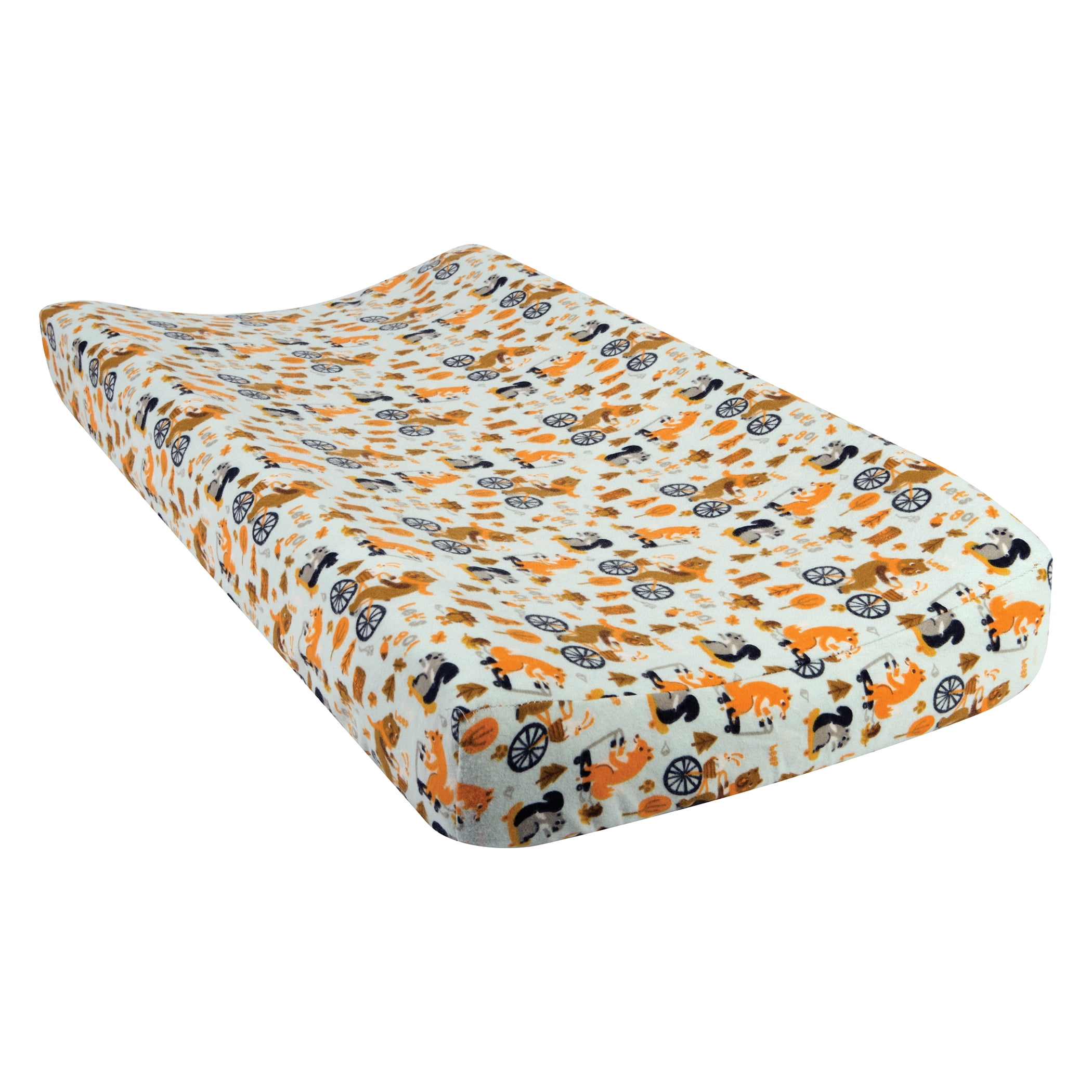 Let's Go Deluxe Flannel Changing Pad Cover - Walmart.com