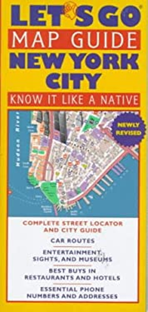 Pre-Owned Let's Go New York City Map Guide (1998)(Let's Go Map Guide) Paperback - Walmart.com