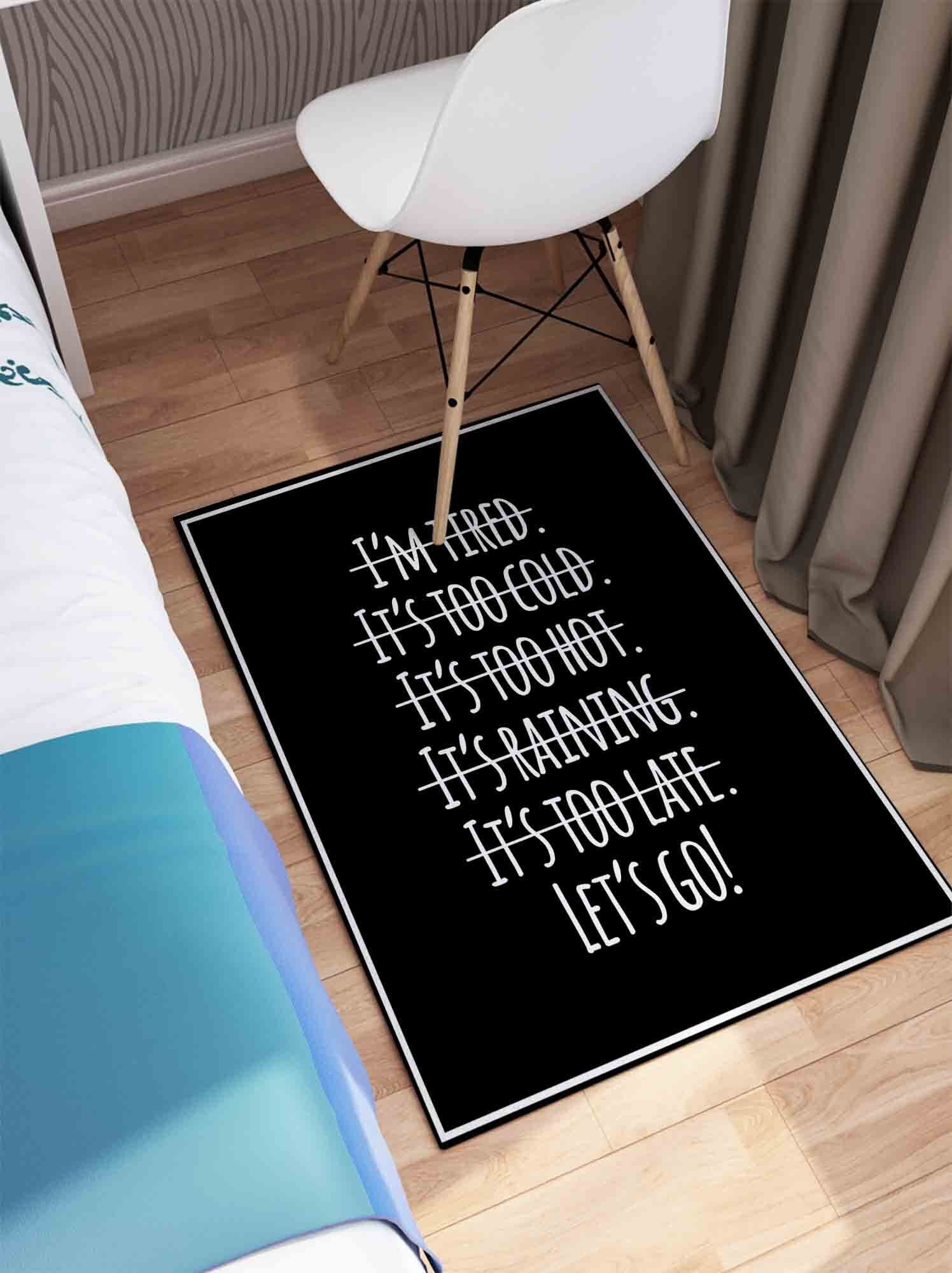 Let's Go Rugs, Success Rugs, Modern Rugs, Thin Rug, Positive Quote Rugs ...