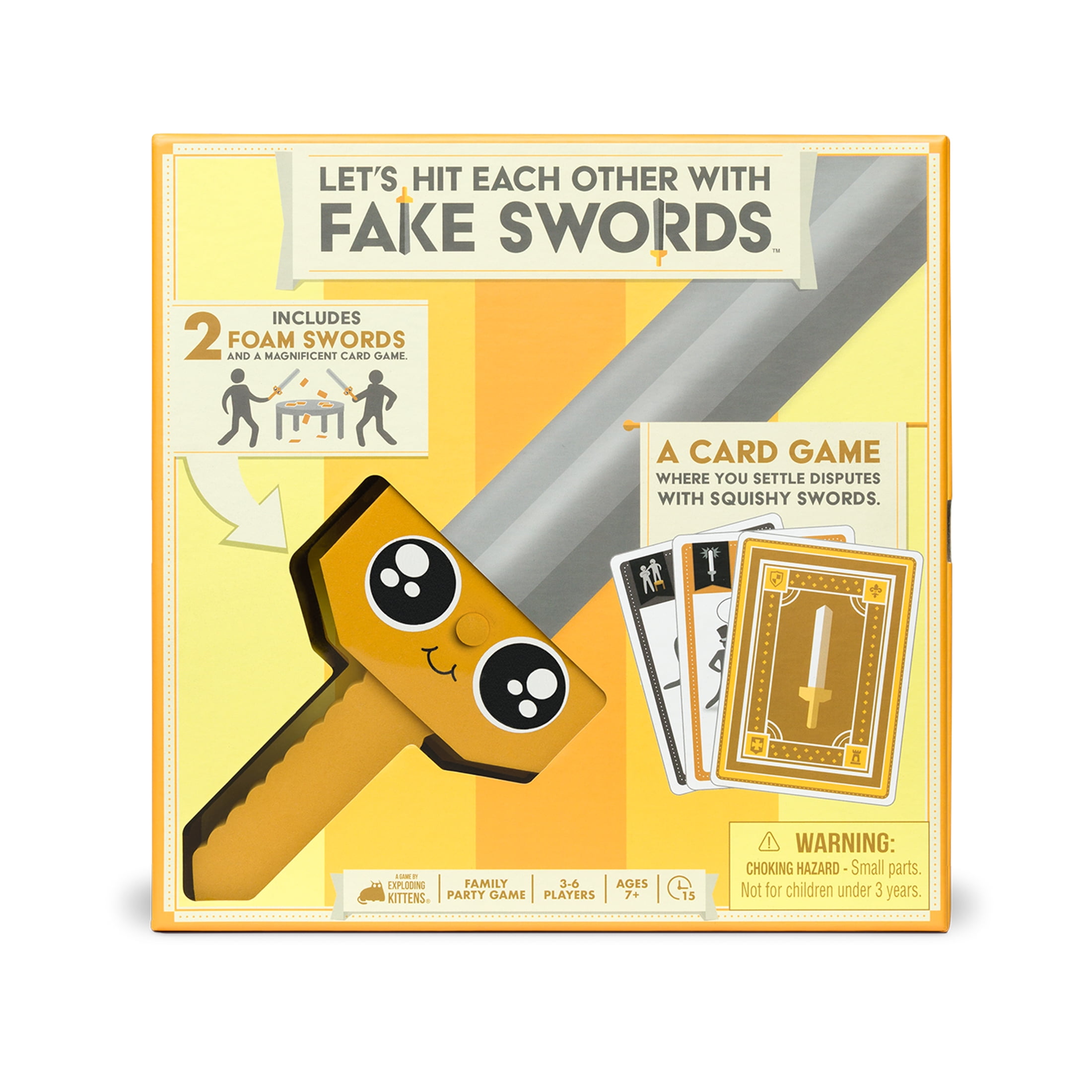 Let's Hit Each Other with Fake Swords Party Game from Exploding Kittens ...