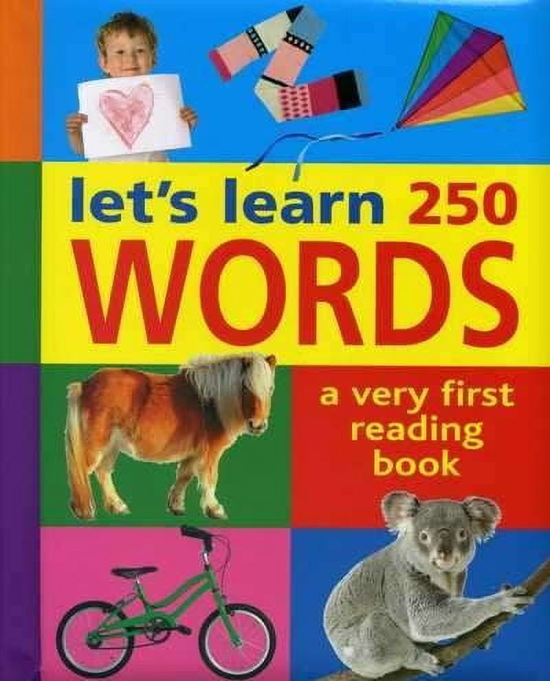Let's Learn 250 Words: A Very First Reading Book (Board book) - Walmart.com