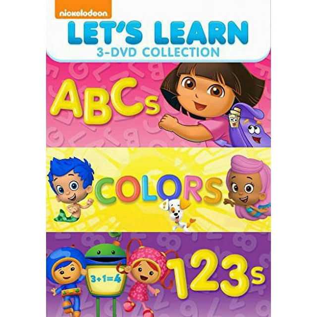 Let's Learn 3 Pack: 123s, ABCs & Colors (DVD) - Walmart.com