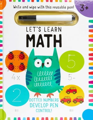Pre-Owned Let's Learn: First Math Skills: (Early Math Skills, Number Writing Workbook, Addition ...