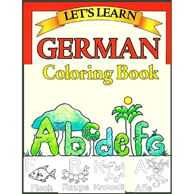coloring book in german