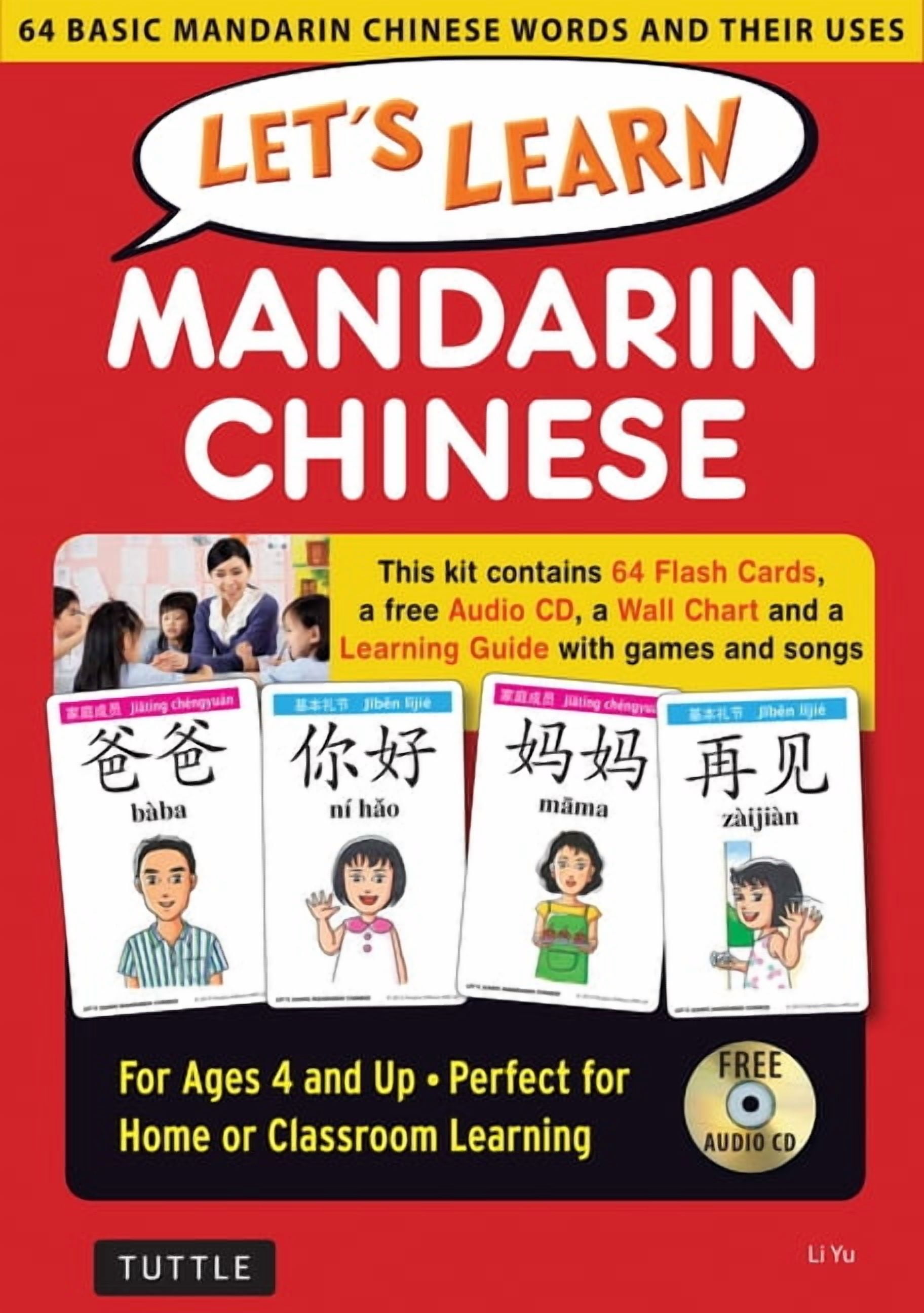 Let's Learn Mandarin Chinese Kit: 64 Basic Mandarin Chinese Words and ...