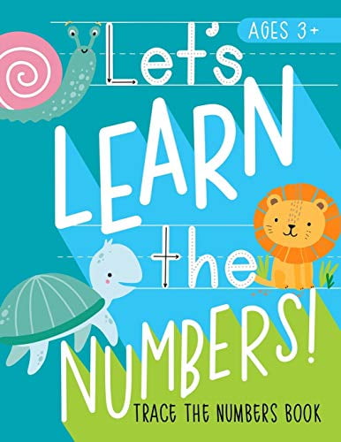 Pre-Owned Let's Learn the Numbers: Trace the Numbers Book: Ages 3 ...