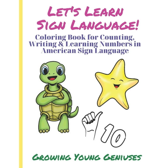 Let's Learn Sign Language!: Let's Learn Sign Language: Coloring Book ...