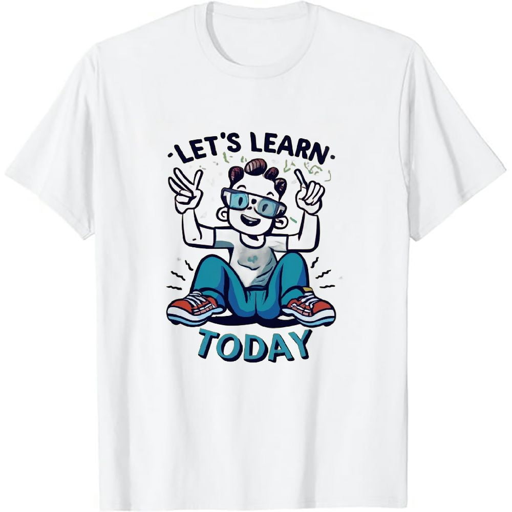 Let's Learn Today Teacher Shirts Women Back to School Teacher Life T ...