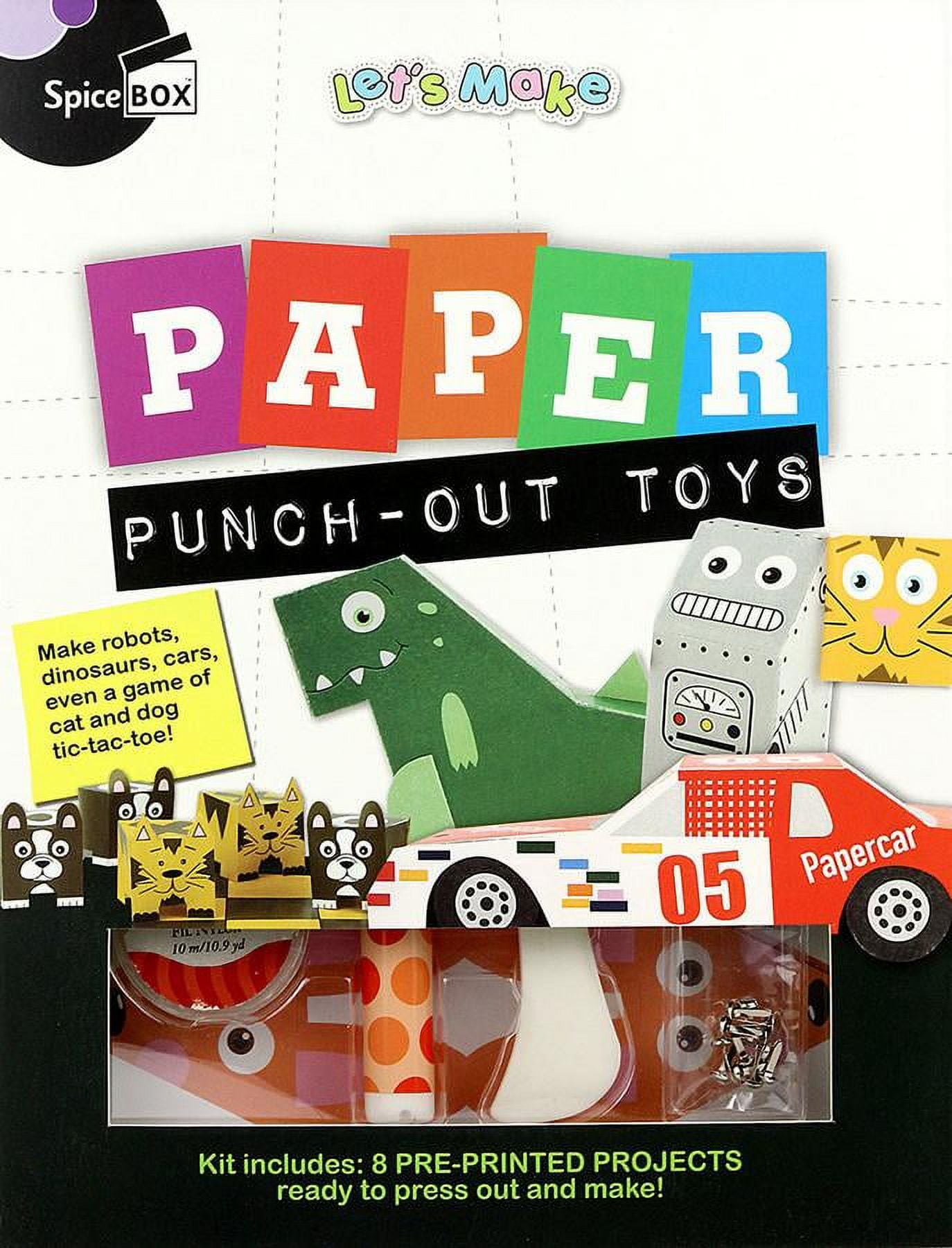Let's Make Paper Punch-Out Toys - Walmart.com
