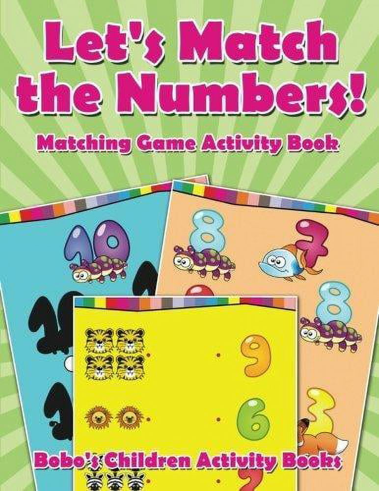 Let's Match the Numbers! Matching Game Activity Book - Walmart.com
