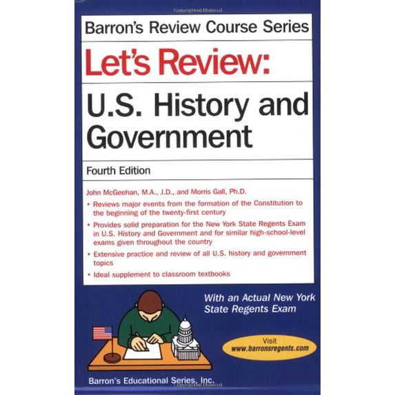 Pre-Owned Let's Review U.S. History and Government (Let's Review Series ...