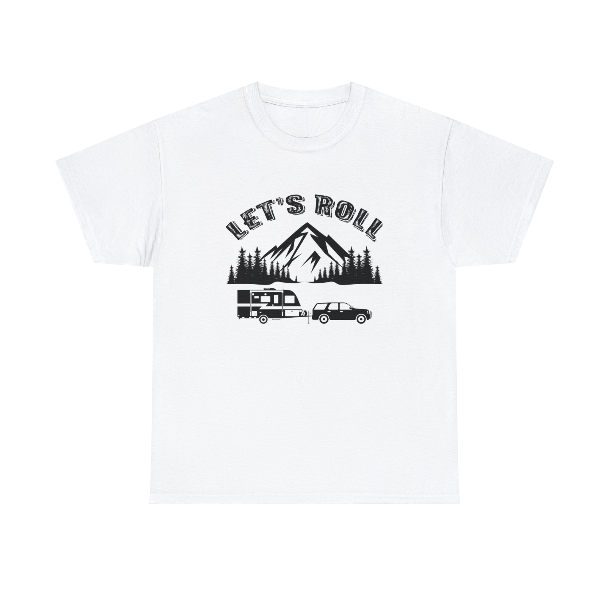 Let's Roll Shirt, Van Life, Family Vacation, RVing Tee, Camping - ID ...