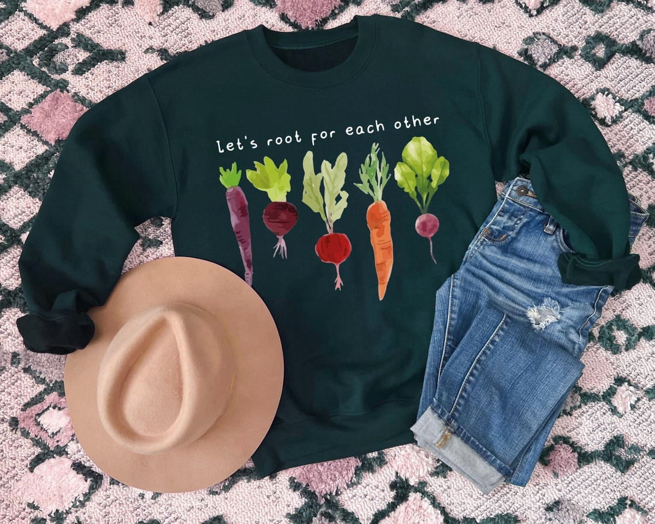Let's Root for Each Other SweatGardening Crewneck Sweater, Gardener ...