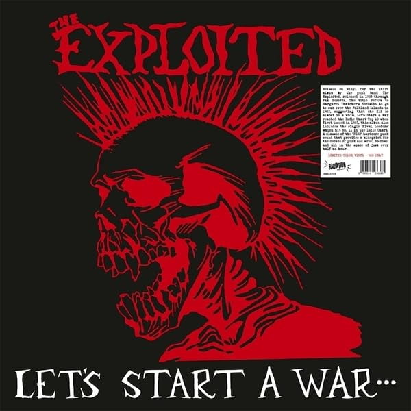 Exploited Let's Start a War... Said Maggie One Day (Vinyl Record ...