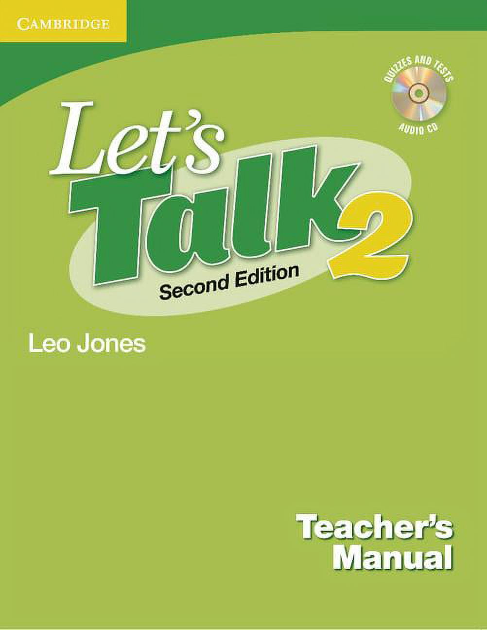 Let's Talk Level 2 Teacher's Manual 2 with Audio CD, (Paperback ...