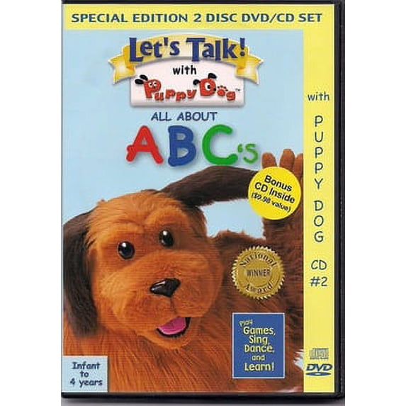 Let's Talk with Puppy Dog All About ABC's (DVD) - Walmart.com