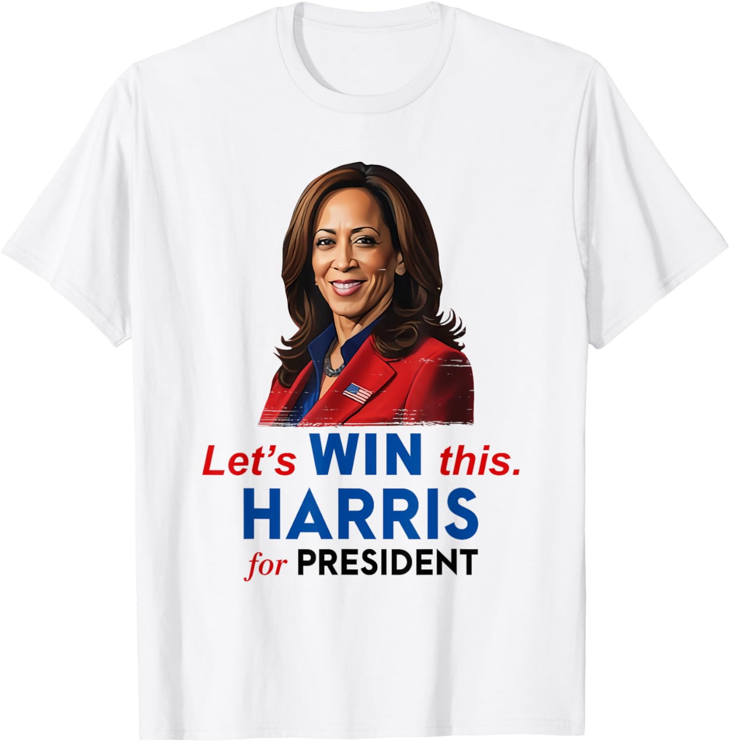 Let's Win This Harris For President Kamala Harris 2024 Vote T-Shirt ...
