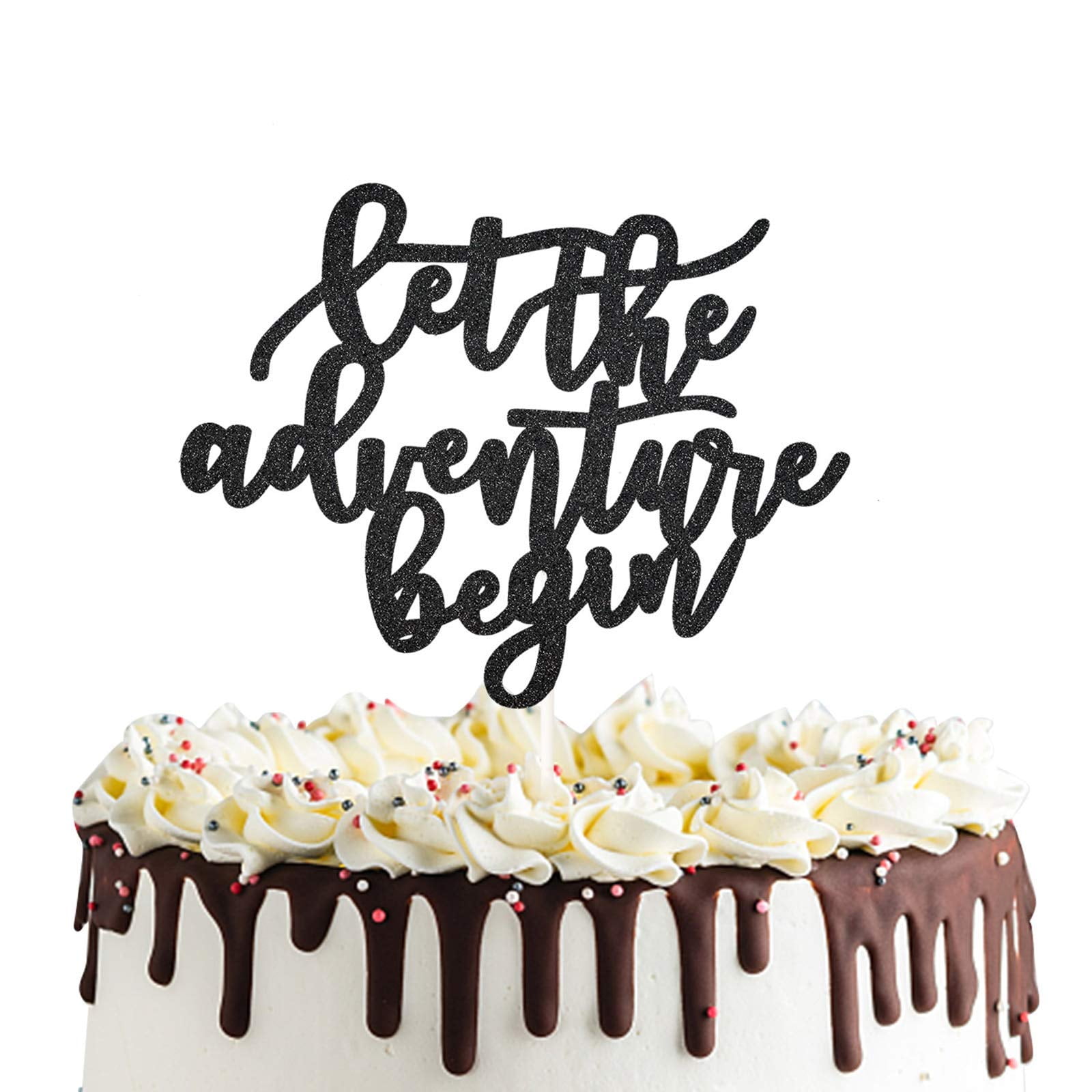 Let the Adventure Begin Cake Topper RST1 for Going Away Travel Themed ...