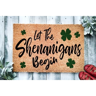 Welcome to Our Home Shamrock Doormat | St. Patrick's Day Housewarming ...
