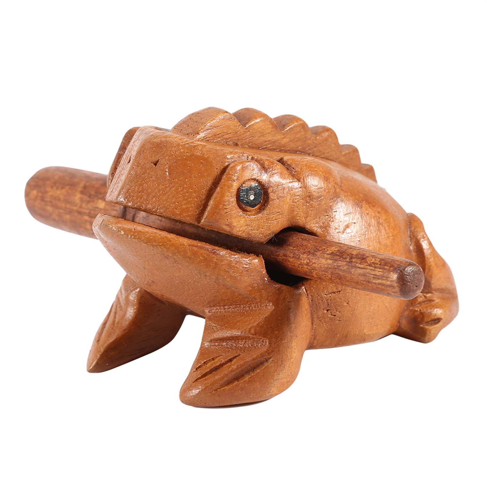 LetCart Wooden Lucky Frog Croaking,Thailand Traditional Craft Wooden ...